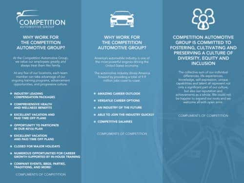 Competition Careers - Competition Auto Group
