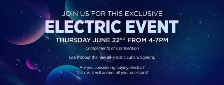 Subaru Electric Event