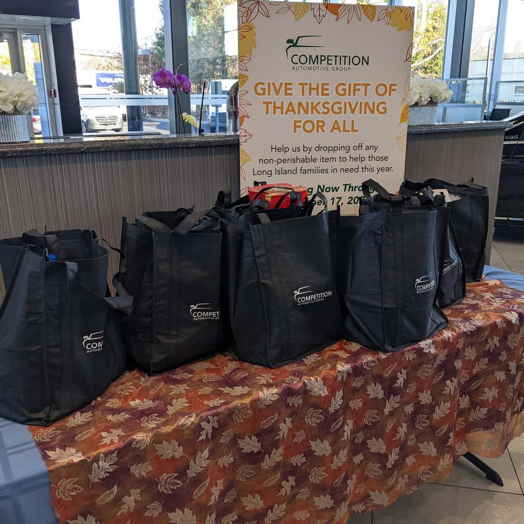 Competition Auto Group's 2023 Food Drive for Long Island Cares, Inc.