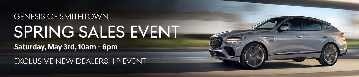 Genesis of Smithtown Spring Sales Event