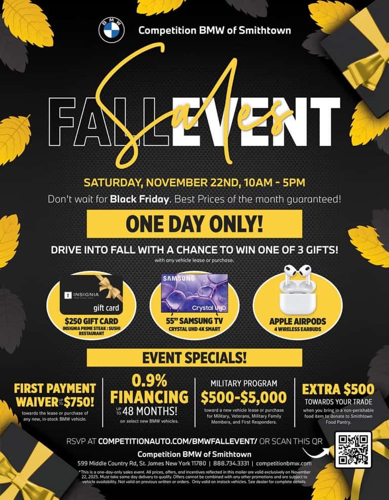 Competition BMW Fall Sales Event