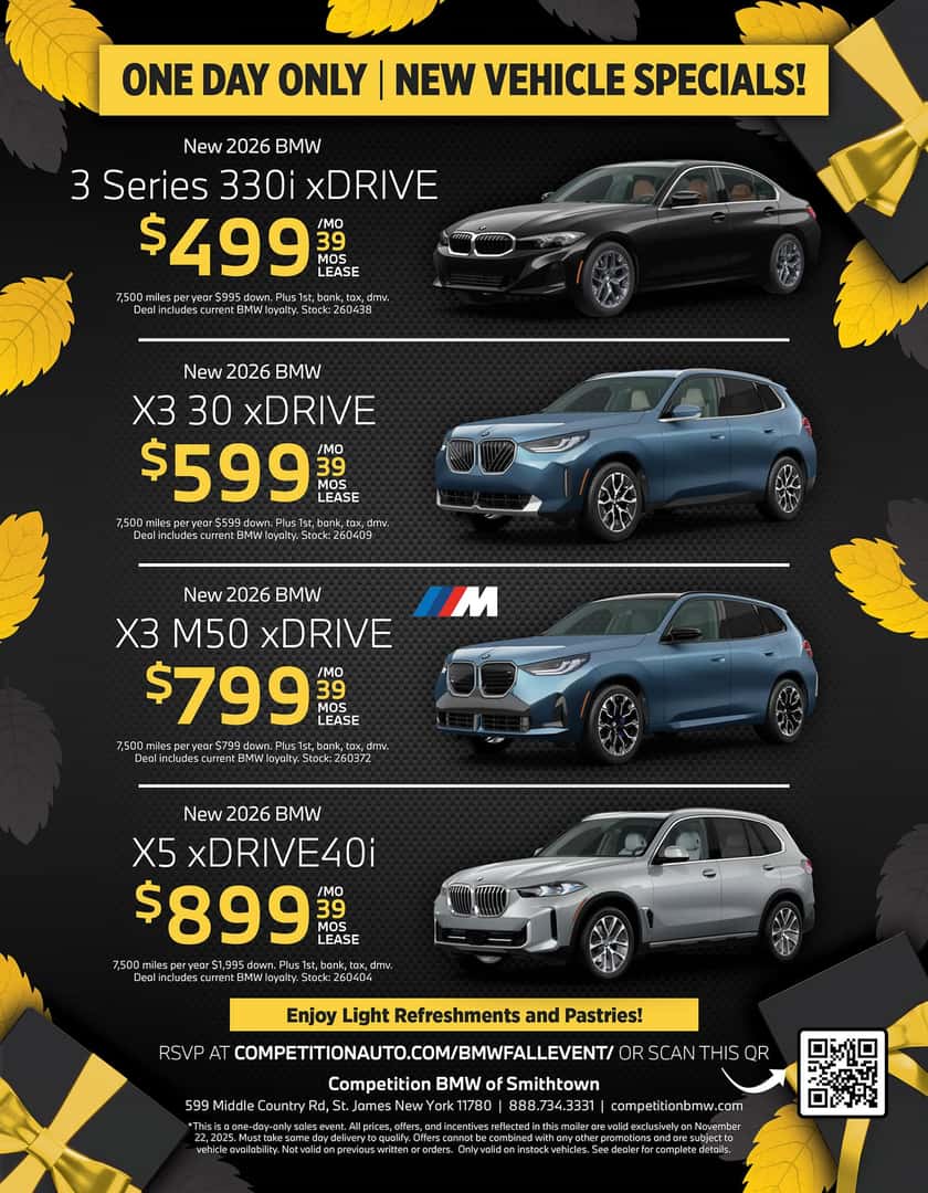 Competition BMW Fall Sales Event