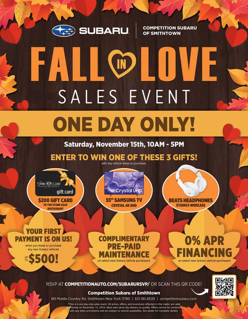 Subaru Fall Sales Event