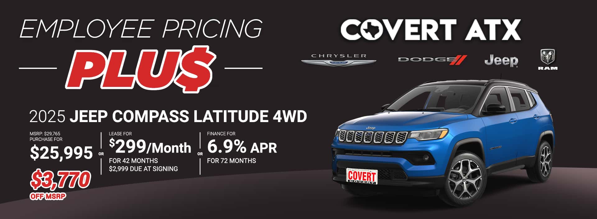 New & Used Chrysler, Dodge, Jeep, RAM Car Dealer | Covert Austin