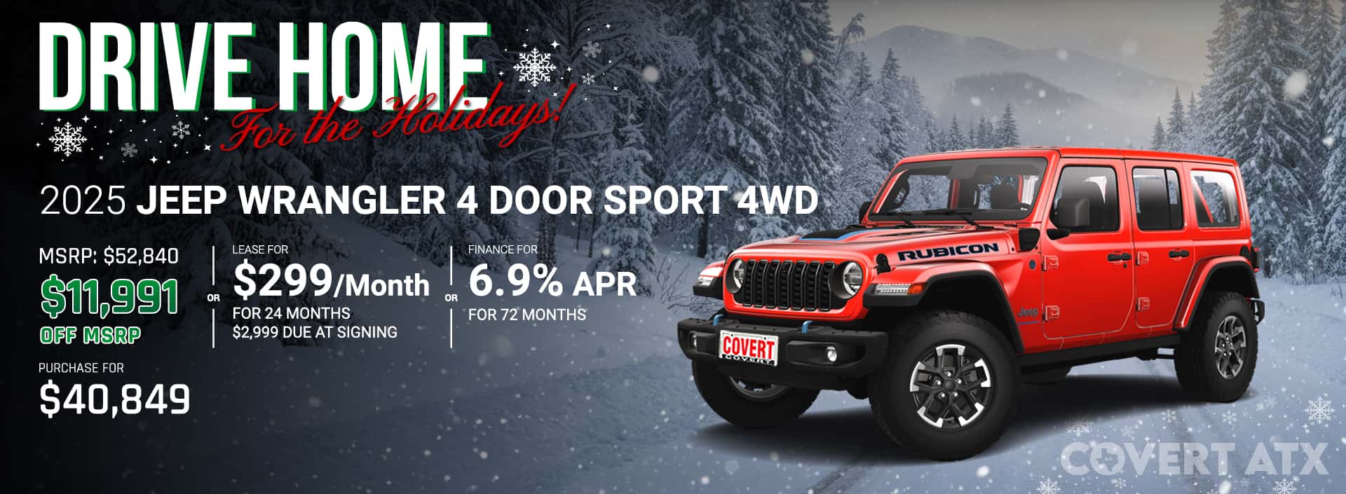 New & Used Chrysler, Dodge, Jeep, RAM Car Dealer | Covert Austin