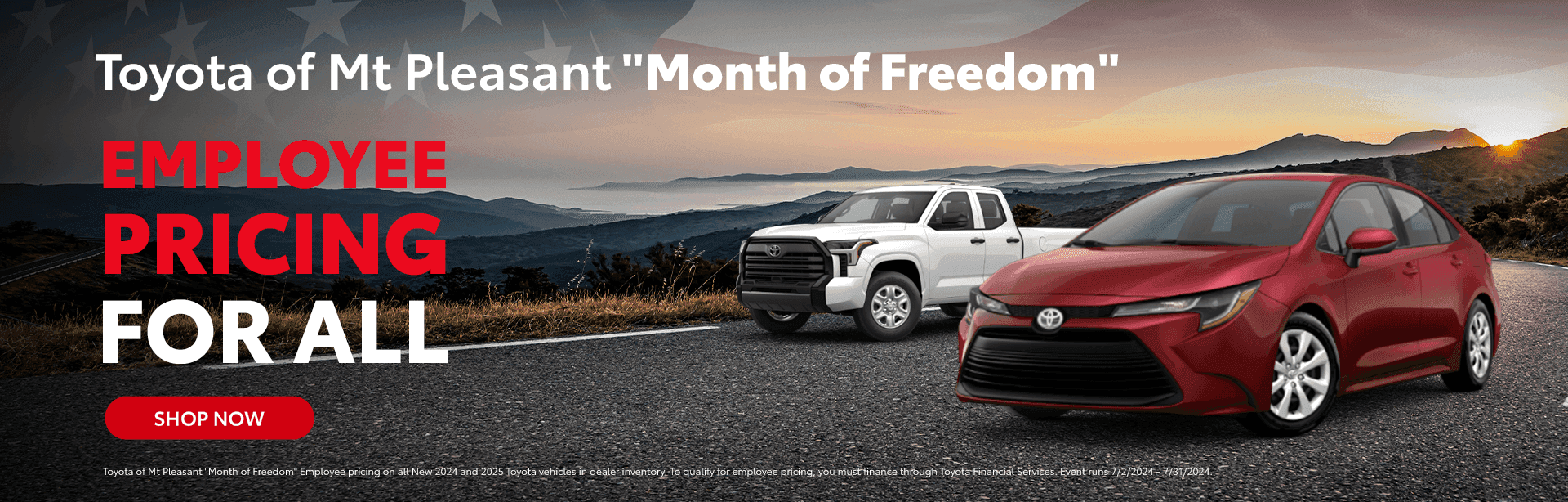 Your Trusted Toyota Dealership Near Longview | Toyota of Mt. Pleasant