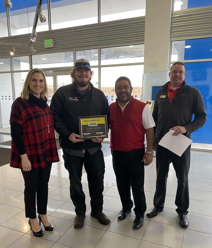 John Hess Receives the Unrivaled Customer Service Award at Kendall ...