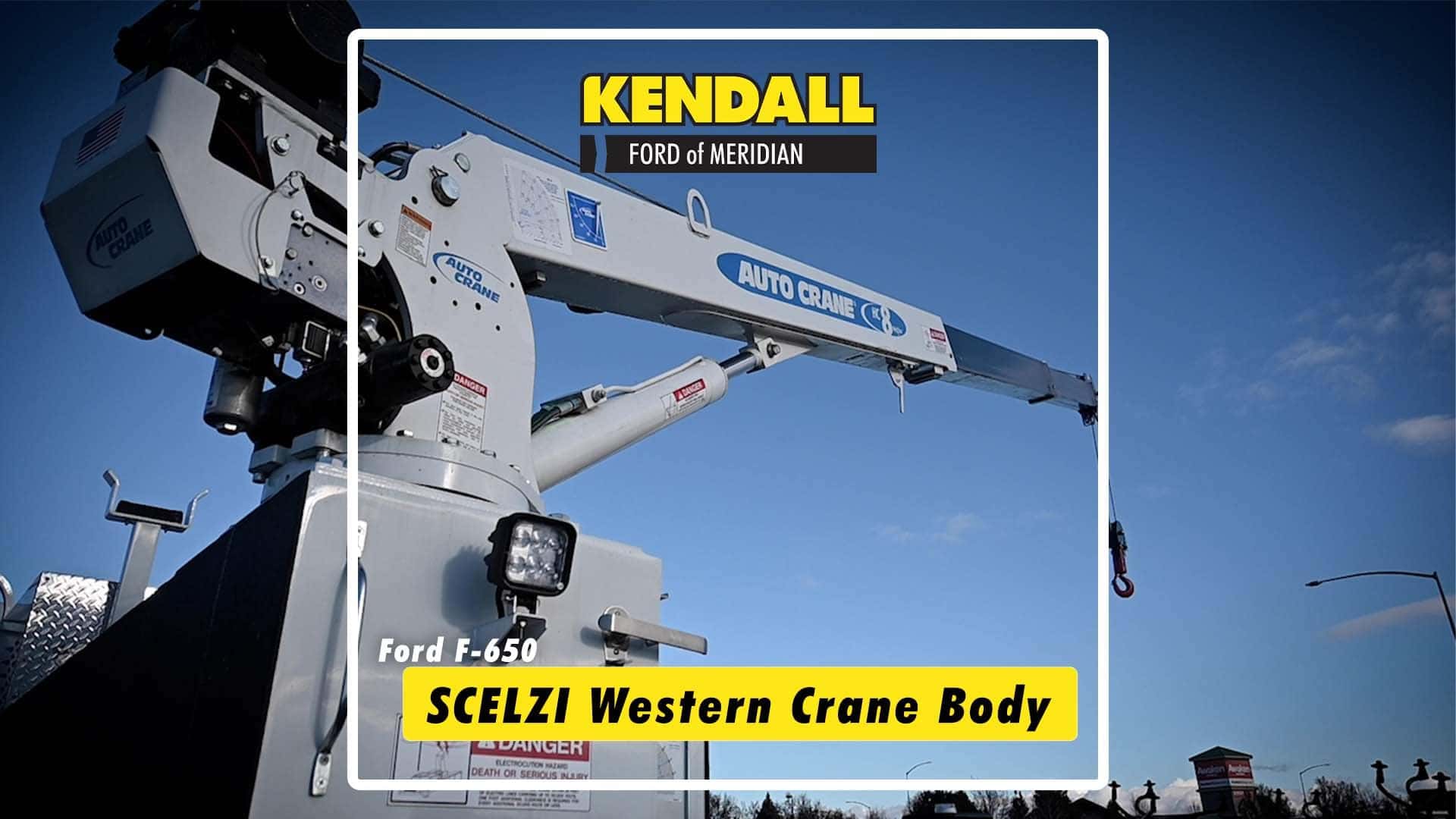 The New Ford F-650 SCELZI Crane Body Is Ready to Work | Kendall Auto Idaho