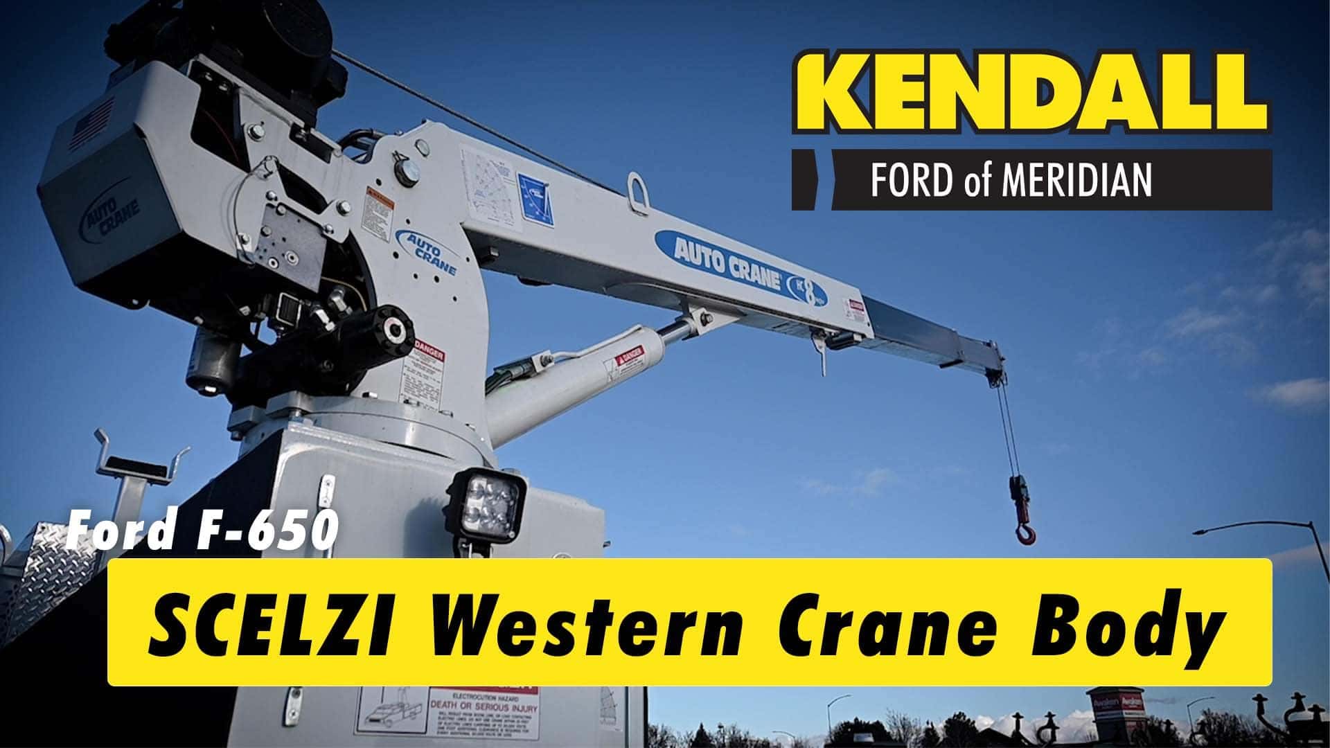 Work Smarter With the New Ford F-650 SCELZI Crane Body | Kendall Auto Idaho