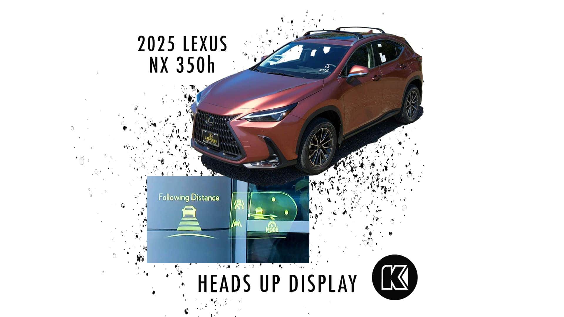 The Head-Up Display in the 2025 Lexus NX 350h | Kendall Auto Group