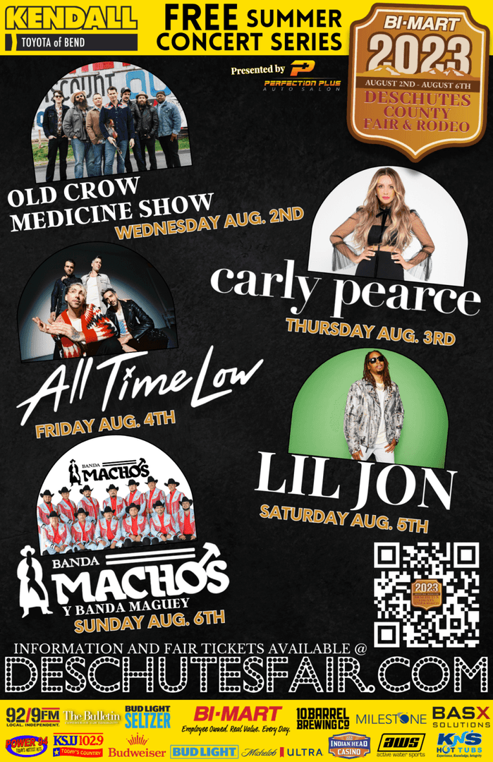 Join Us at the 2023 Deschutes County Fair & Rodeo August 2nd – 6th ...