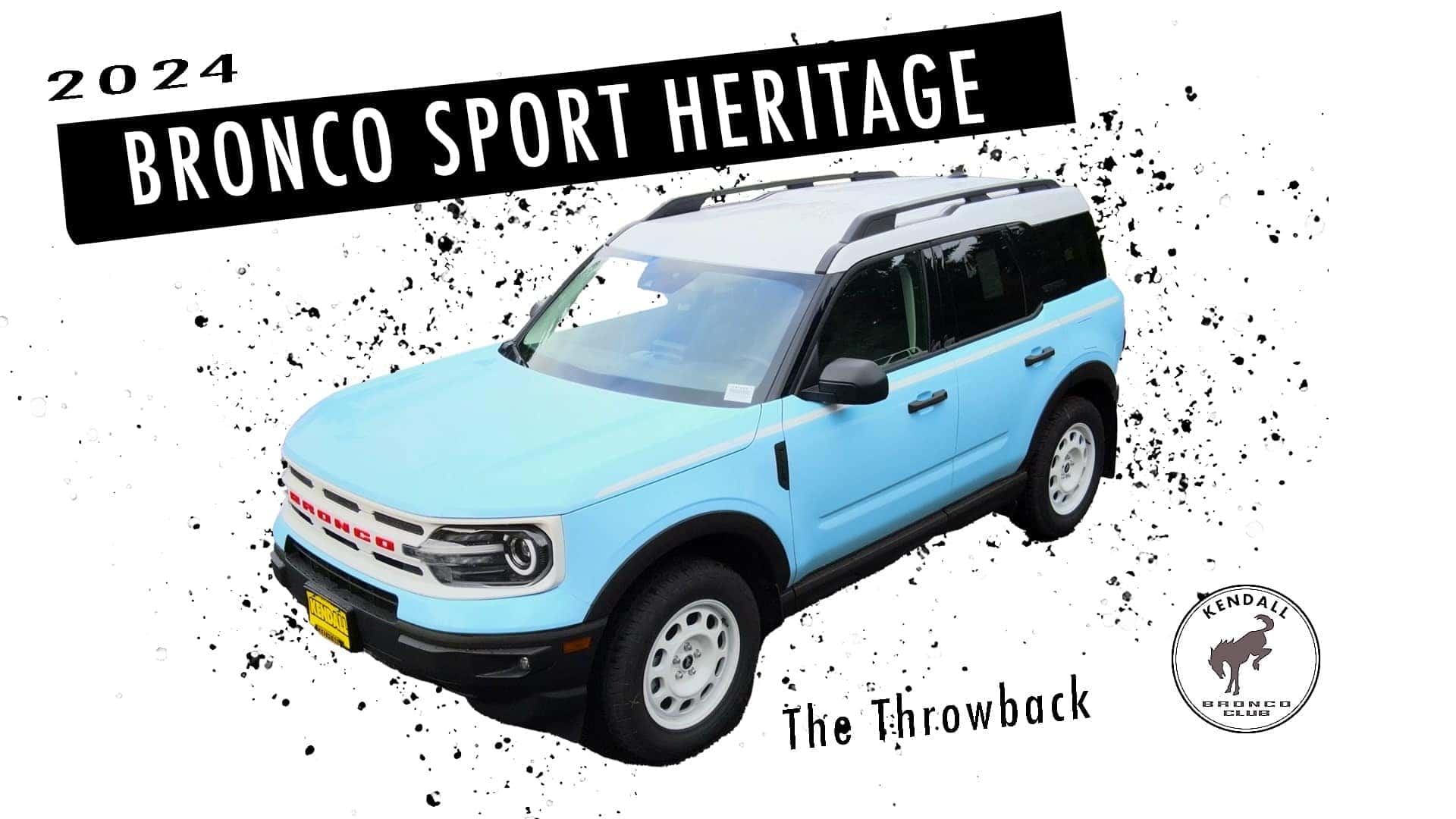 Drive in Style in a 2024 Ford Bronco Sport Heritage | Kendall Auto Oregon