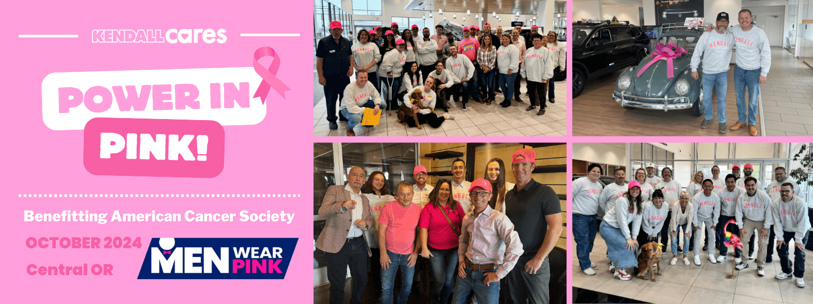 Kendall Central Oregon Raises over $5000 through Men Wear Pink ...