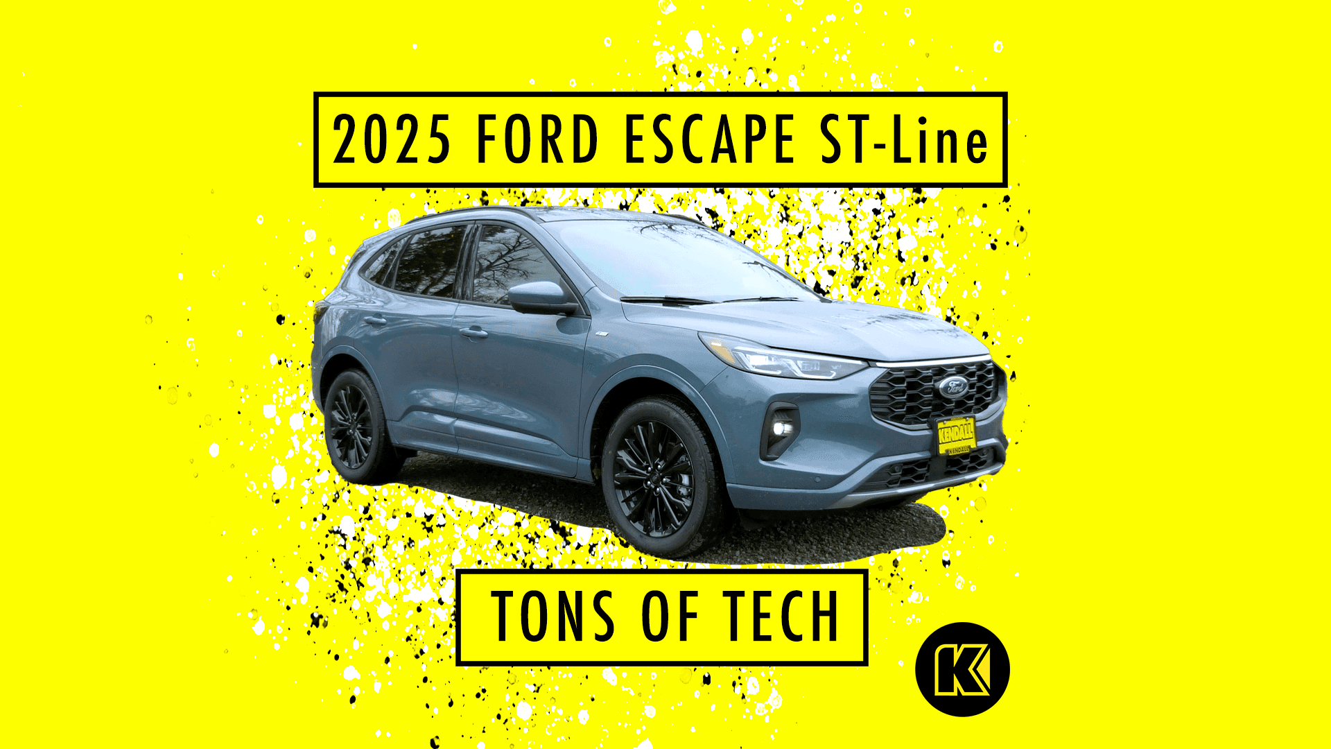 Enjoy the Tech in the 2025 Ford Escape ST-Line: Walkaround Video ...