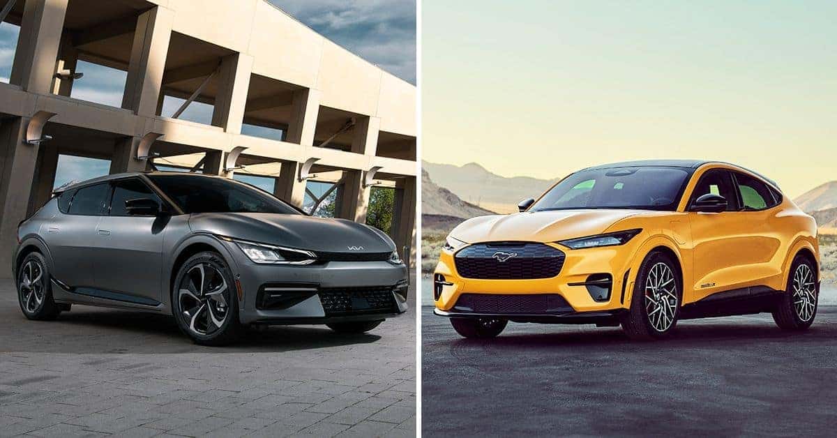 Kia EV6 vs. 2022 Mustang Mach-E | Safford Kia of Fredericksburg