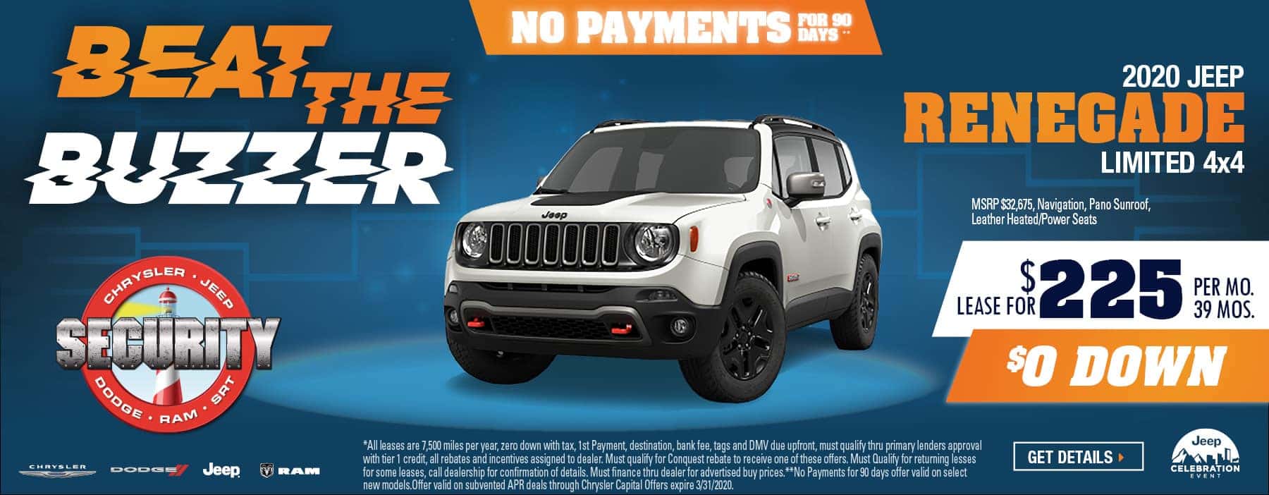 2020 Jeep Renegade | Security Dodge Chrysler Jeep Ram