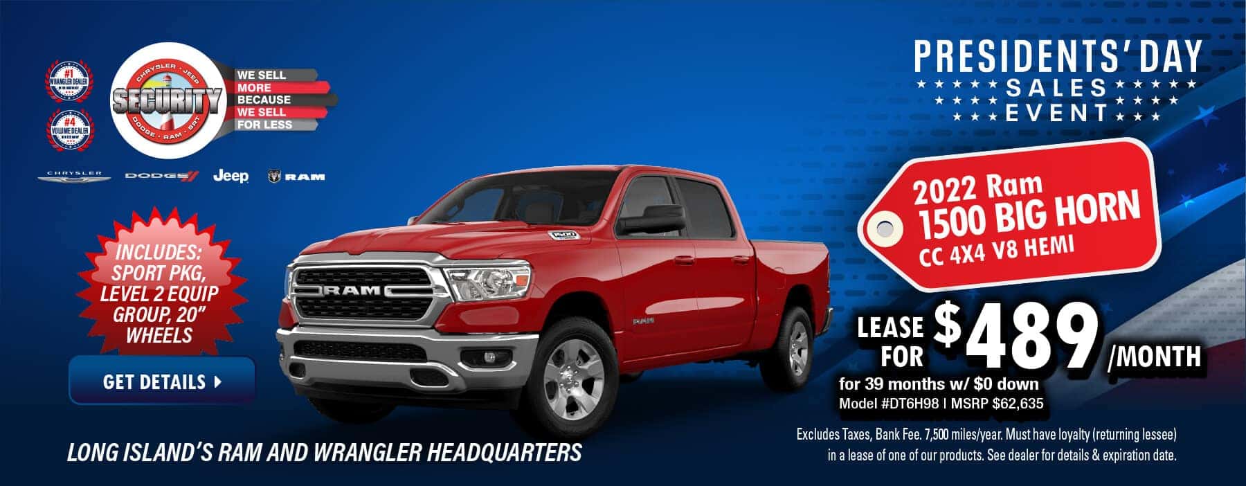 Long Island & Queens, NY Jeep & Dodge RAM Dealership | Security Dodge ...