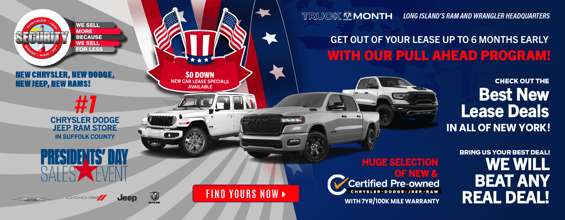 Chrysler, Dodge, RAM, and Jeep Dealers on Long Island | Security Dodge ...