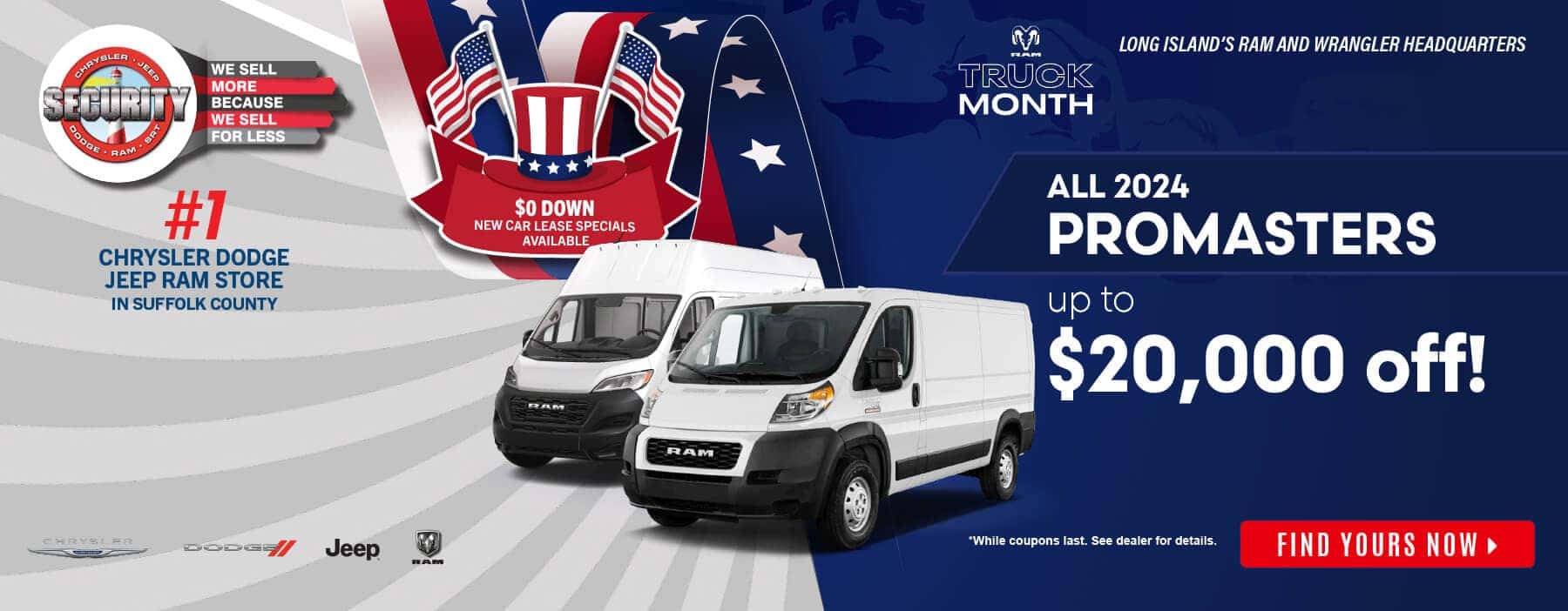 Chrysler, Dodge, RAM, and Jeep Dealers on Long Island | Security Dodge ...