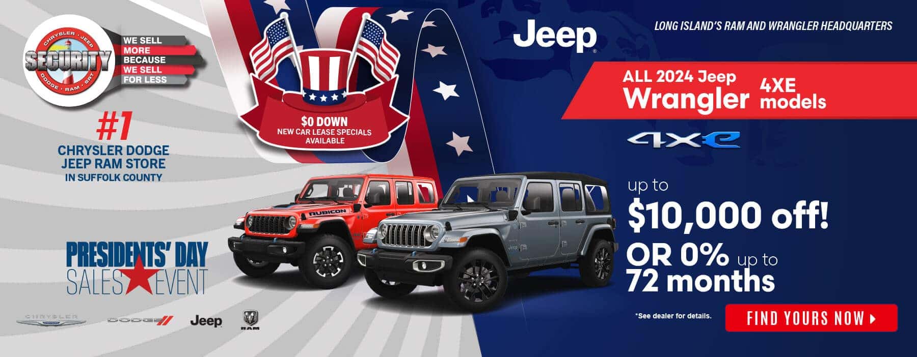Chrysler, Dodge, RAM, and Jeep Dealers on Long Island | Security Dodge ...