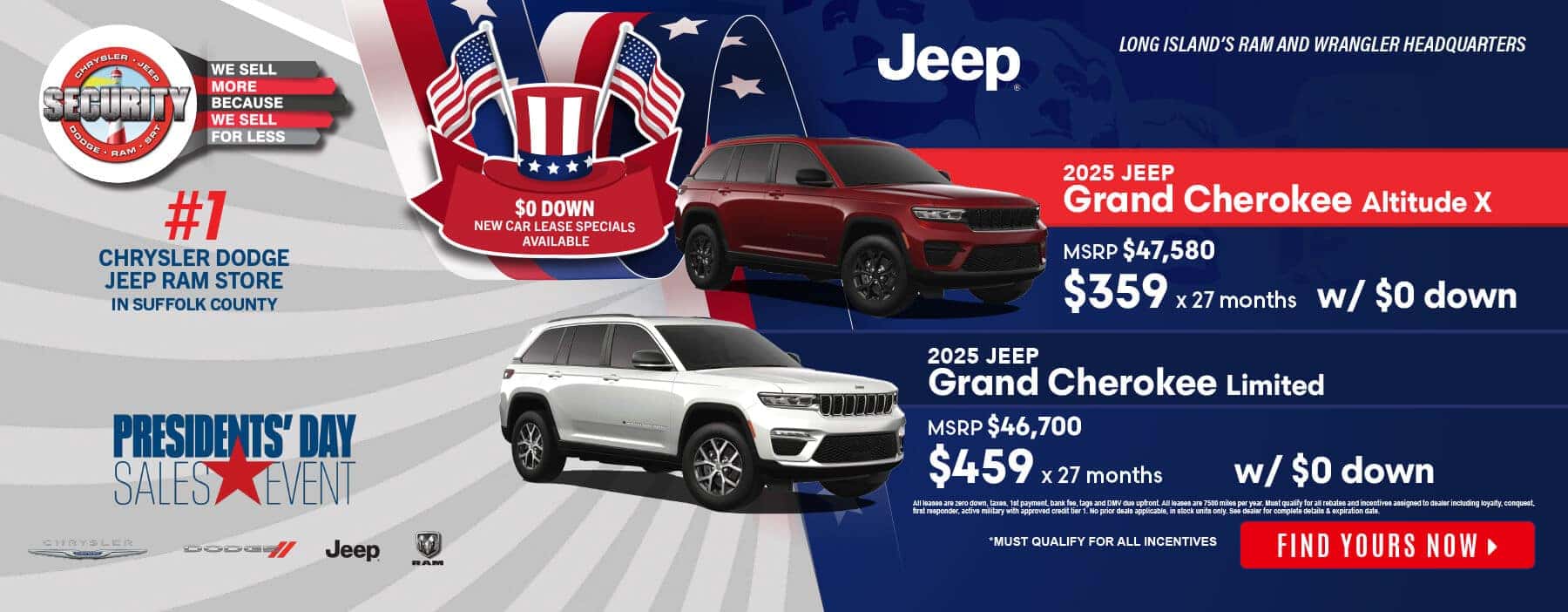 Chrysler, Dodge, RAM, and Jeep Dealers on Long Island | Security Dodge ...