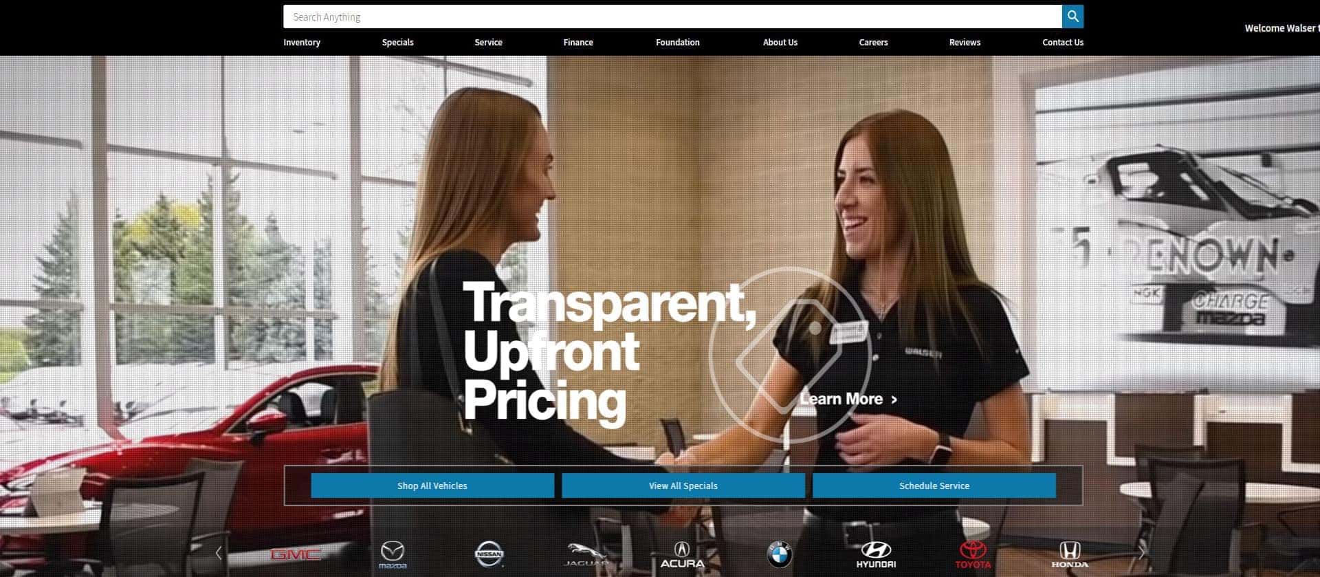 Walser Automotive Group Launches New Website | Walser Automotive Group