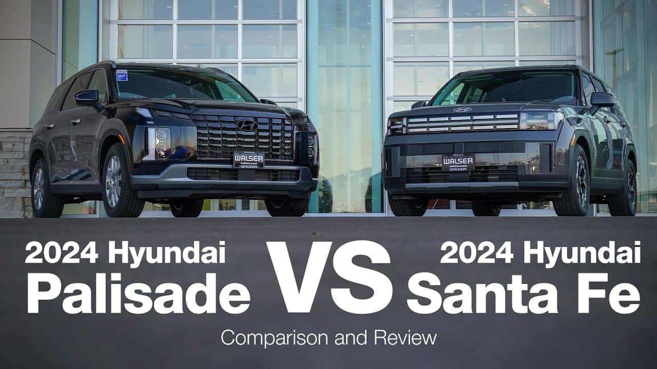2024 Hyundai Santa Fe vs 2024 Hyundai Palisade - Hyundai Third-Row SUVs ...