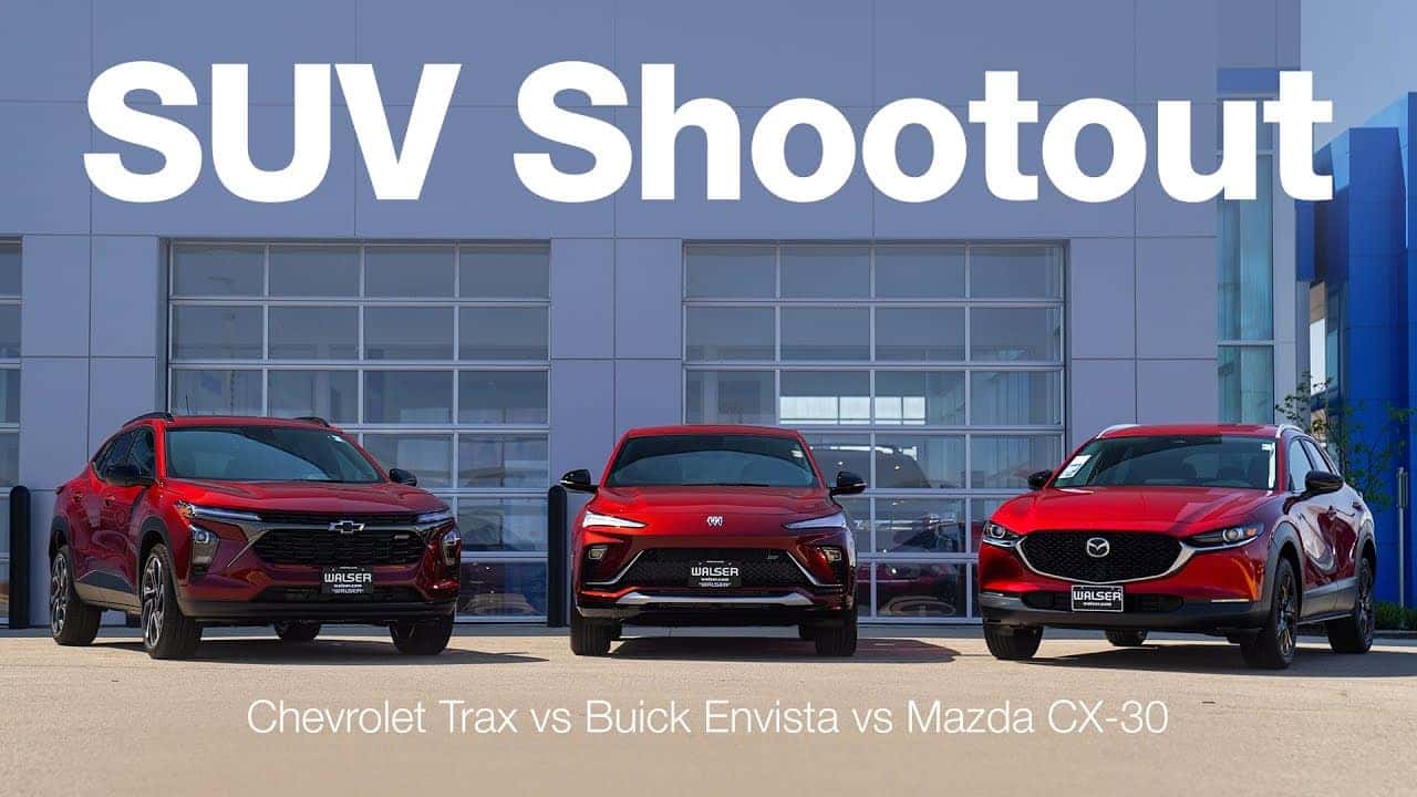 Suv Shootout 2024 Chevrolet Trax Vs Buick Envista Vs Mazda Cx 30