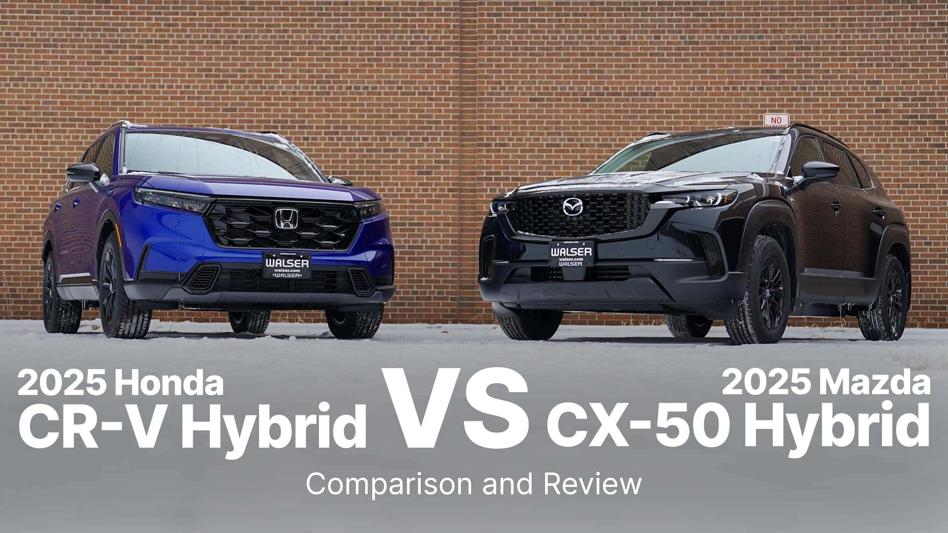 A Quick Comparison: 2025 Mazda CX-50 Hybrid vs. Honda CR-V Hybrid | Walser Automotive Group