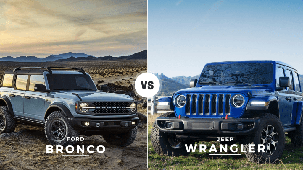 Jeep Wrangler vs Ford Bronco | Differences Explained