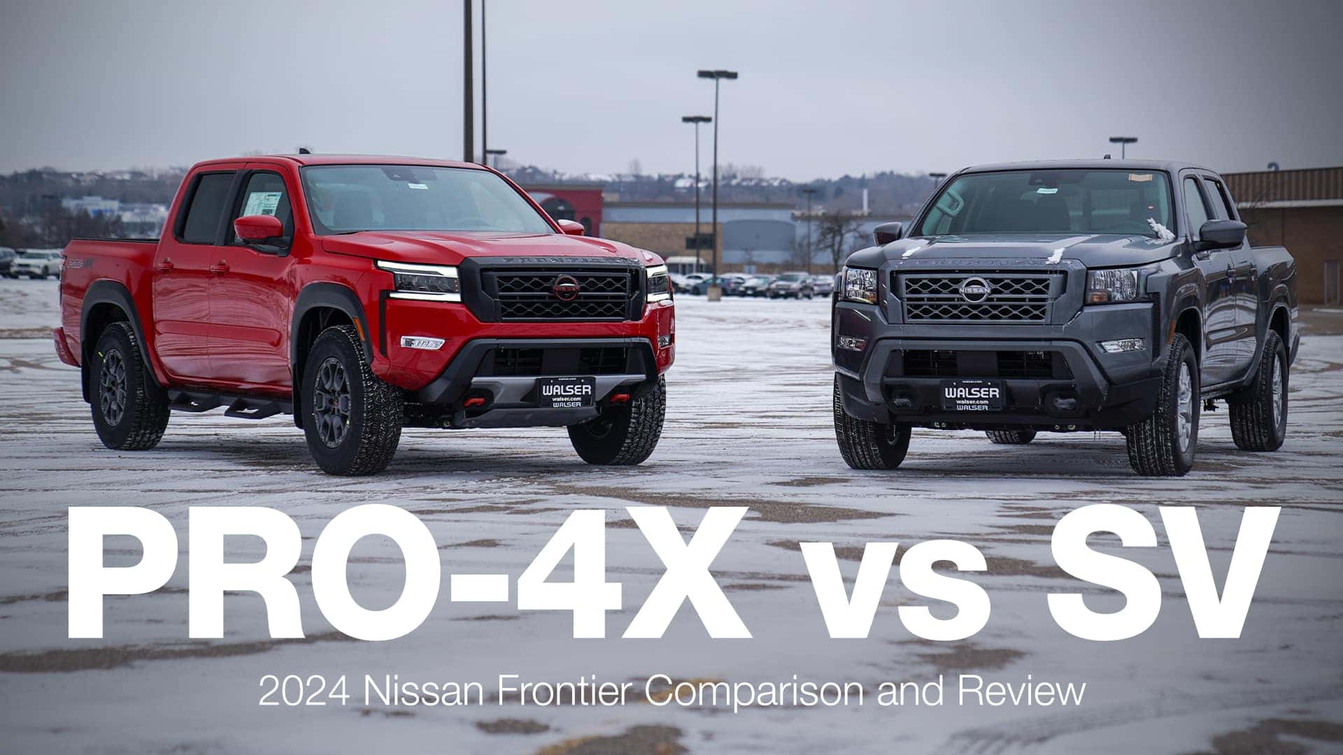 2024 Nissan Frontier SV vs 2024 Nissan Frontier PRO-4X Comparison