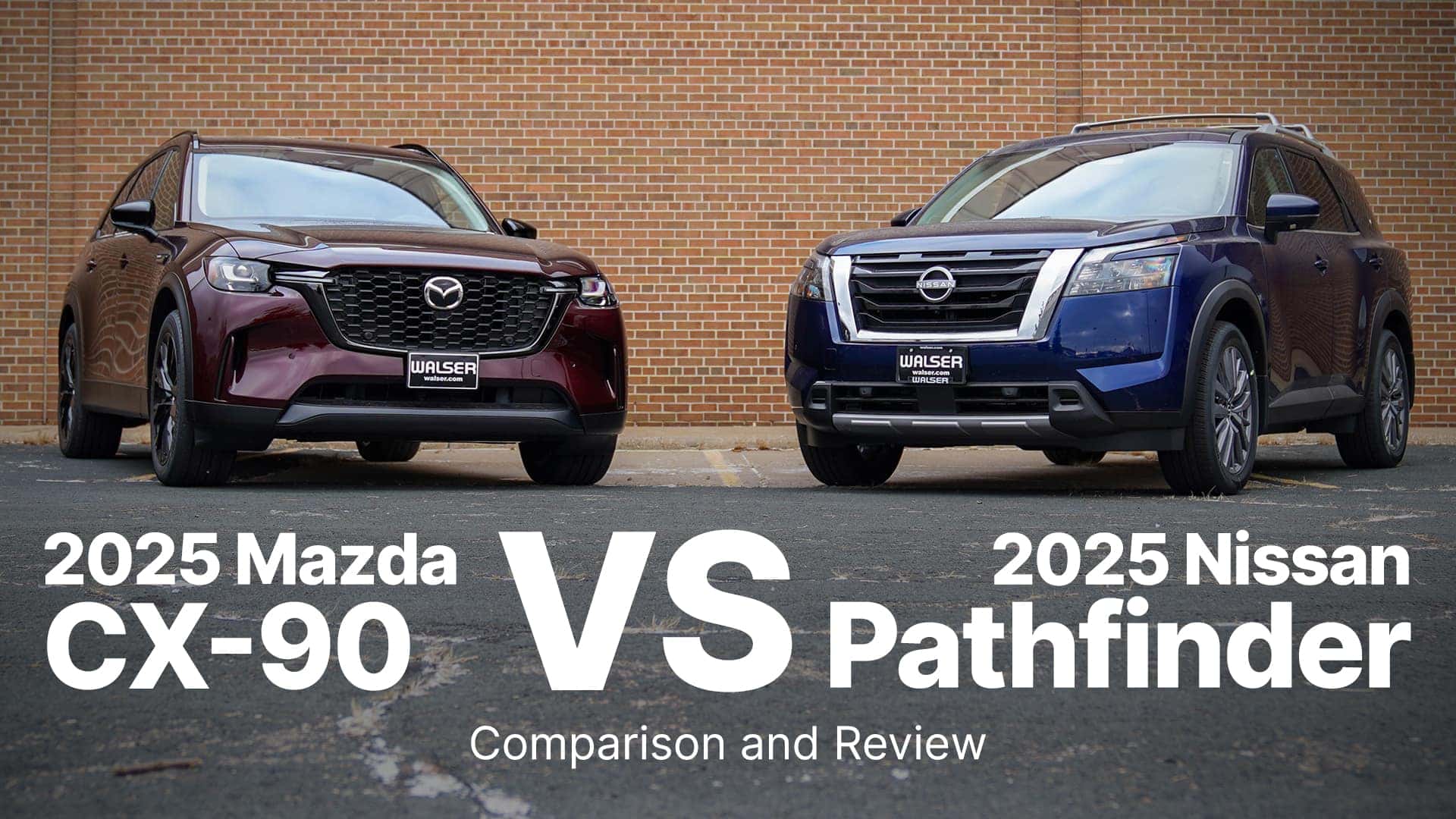 2025 Nissan Pathfinder SL vs 2025 Mazda CX-90 Comparison & Review